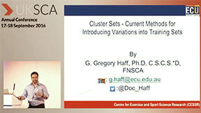 Cluster sets: current methods for introducing variations to training sets