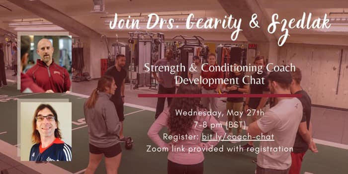 Strength and conditioning coach development chat